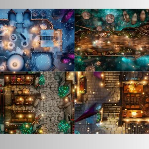 Christmas Battle Maps Bundle for Rpg,maps for Dungeons & Dragons ...