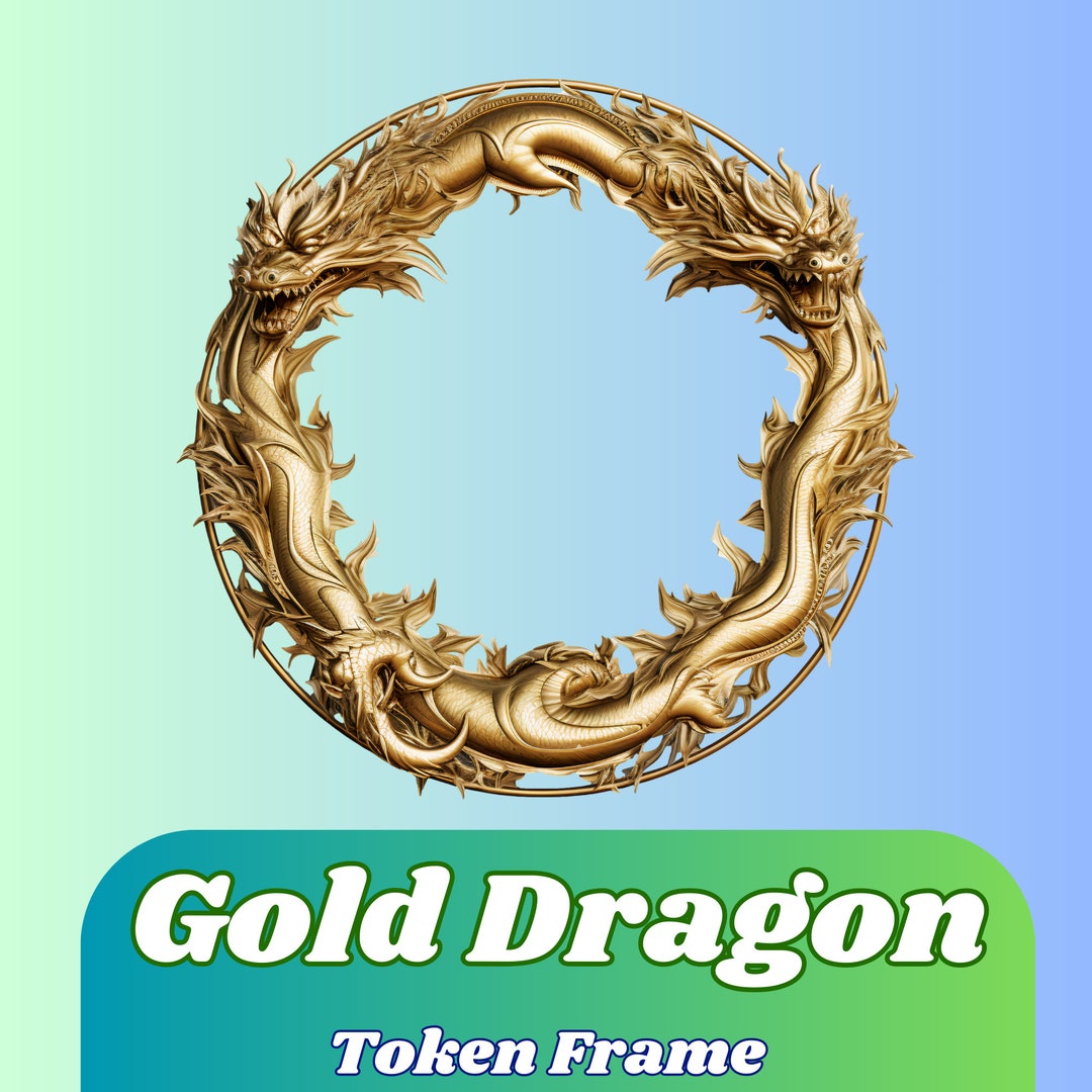 Dragon Token Border Frame Dnd | Digital Token for Dnd, Foundry VTT ...