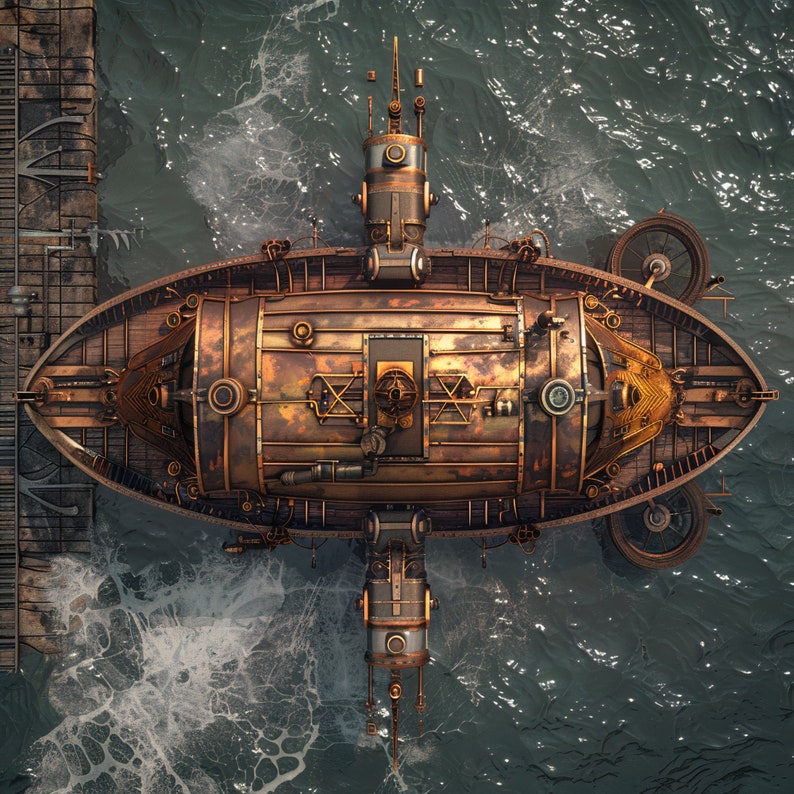 Steampunk Battlemaps Bundle for Rpg,maps for Dungeons & Dragons,dnd ...