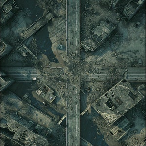 Post Apocalyptic World Battlemaps Bundle for Rpg,maps for Dungeons ...