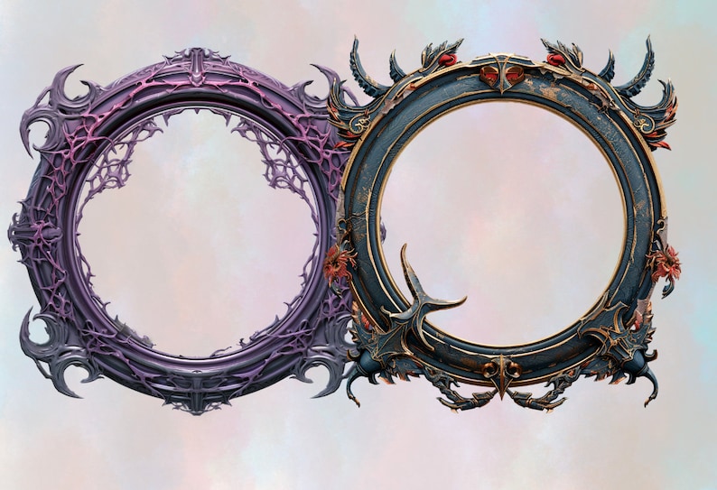 Border Frame Bundle Dnd Token Digital Token for Dnd, Foundry VTT ...