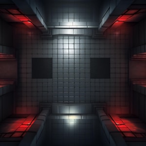10 Cyberpunk Prison Battle Maps for Dnd and RPG – Sci-fi Digital Map ...