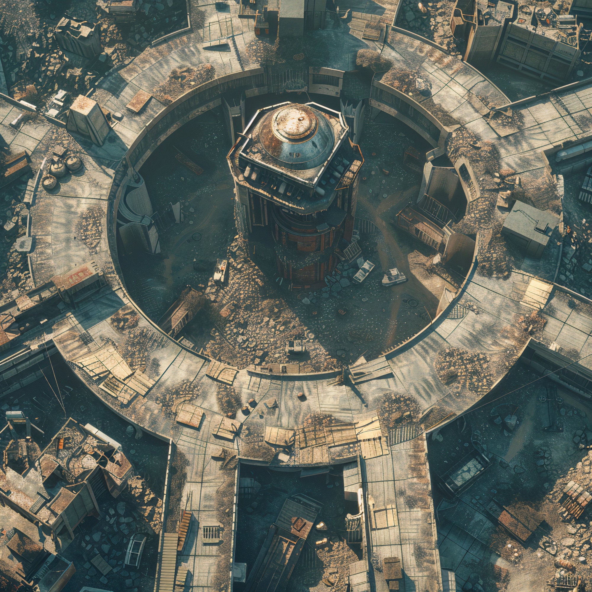 Post Apocalyptic World Battlemaps Bundle for Rpg,maps for Dungeons ...