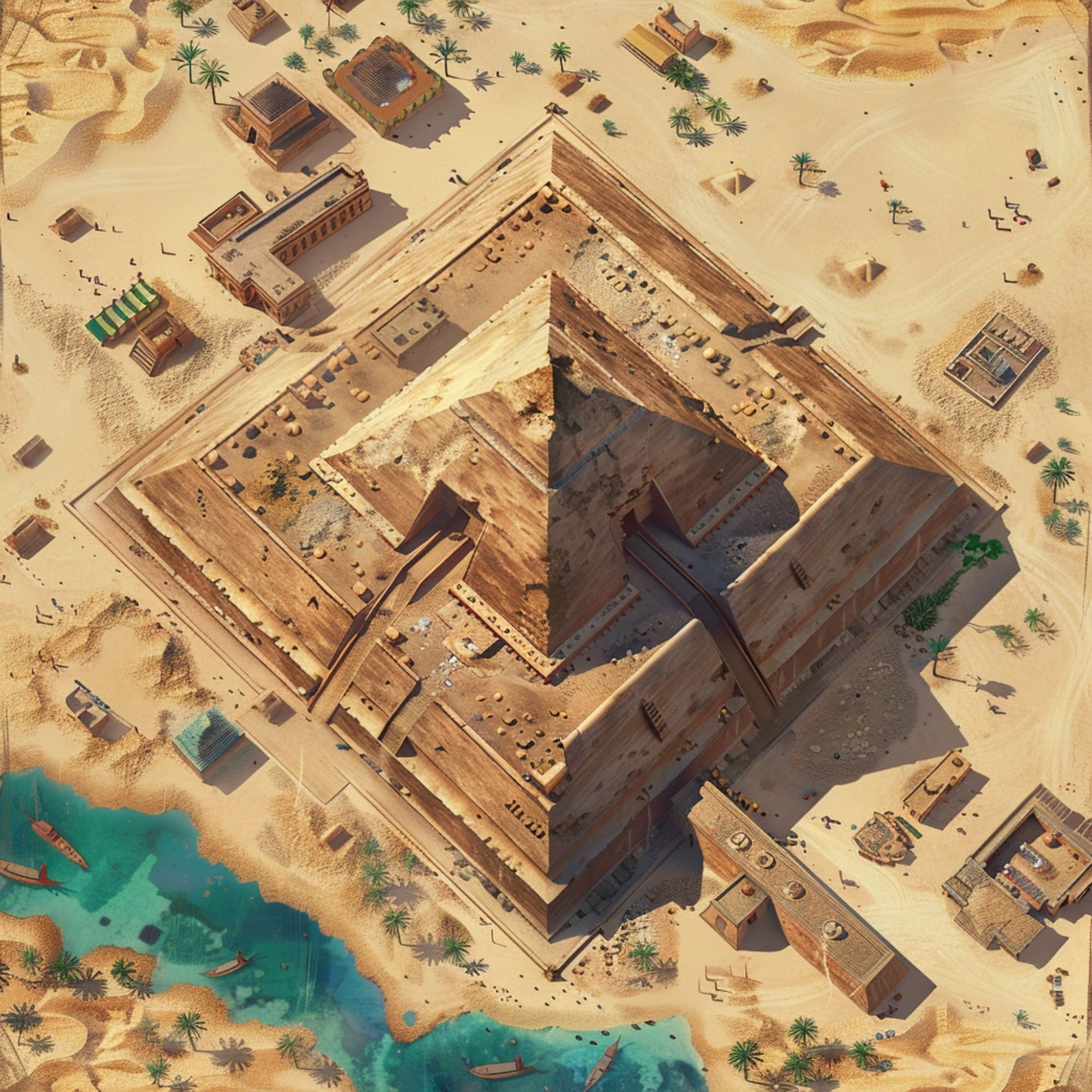 Ancient Egypt Battlemaps Bundle for Rpg,maps for Dungeons & Dragons ...