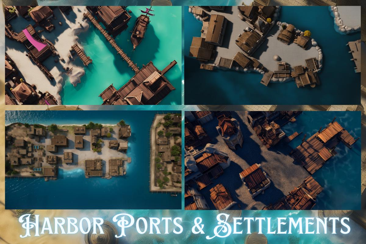 1000+ Pirate Battle Maps for Dnd RPG | Island Adventures, Shipwrecks ...