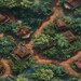 Jungle Villages Battle Map for D&d,digital RPG Maps,dungeons and ...