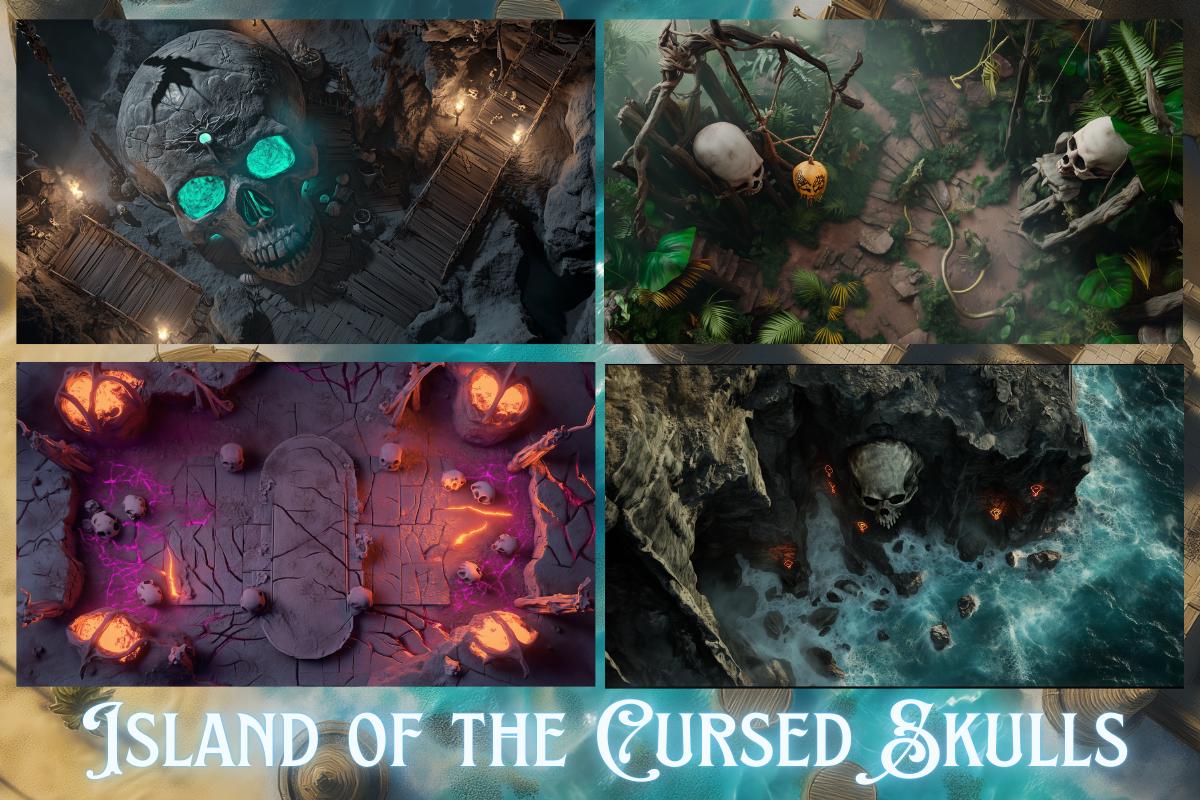 1000+ Pirate Battle Maps for Dnd RPG | Island Adventures, Shipwrecks ...