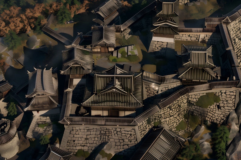 Japanese Themed RPG Battle Maps Bundle ,digital RPG Maps for Commercial ...
