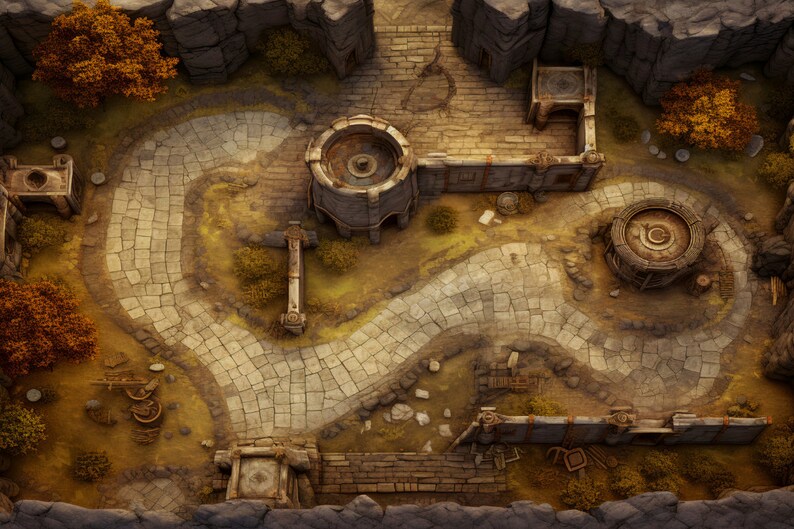 100 Elven Battle Maps Bundle | Dungeons & Dragons 16:9 Top-down and ...