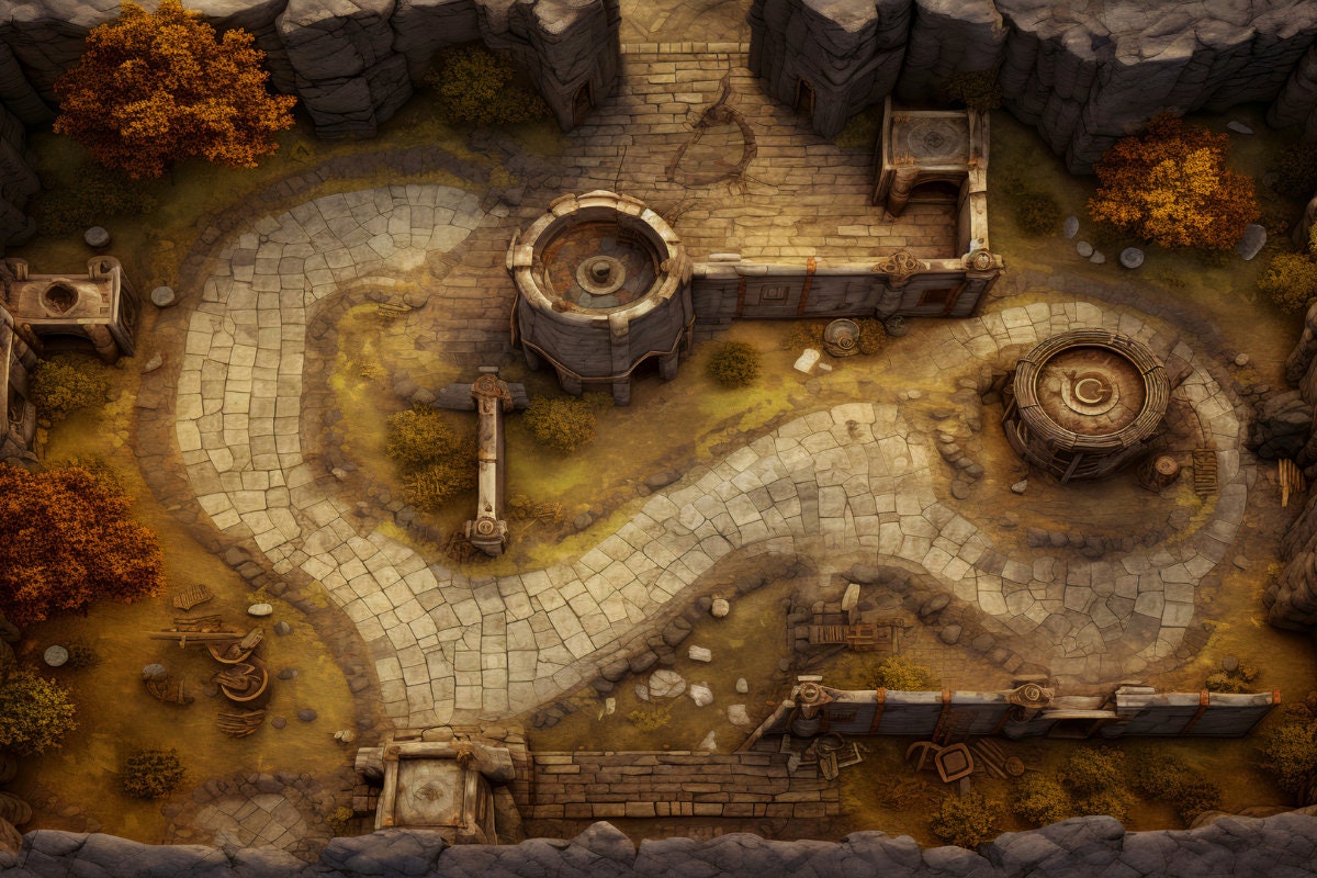 100 Elven Battle Maps Bundle Dungeons & Dragons 16:9 Top-down and ...