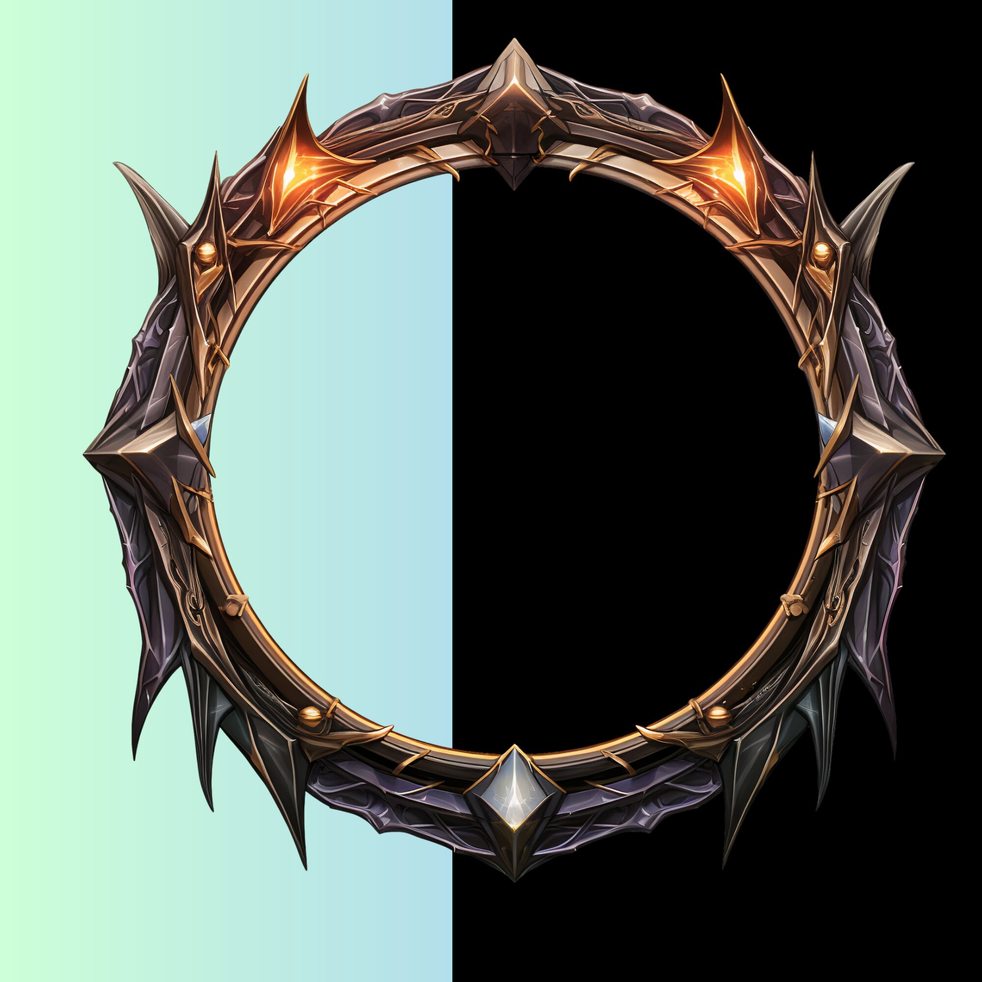 Warlock Token Border Frame Dnd | Digital Token for Dnd, Foundry VTT ...