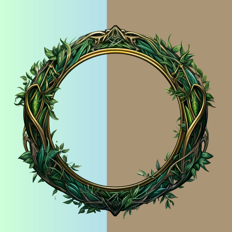 Druid Token Border Frame Dnd | Digital Token for Dnd, Foundry VTT ...