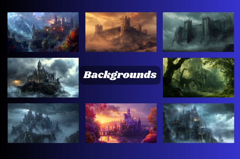 Castle Battlemaps Bundle for Rpg,maps for Dungeons & Dragons,battle Map ...