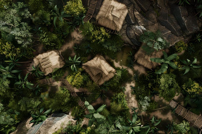 Jungle and Forest Battle Maps Bundle for Rpg,maps for Dungeons ...