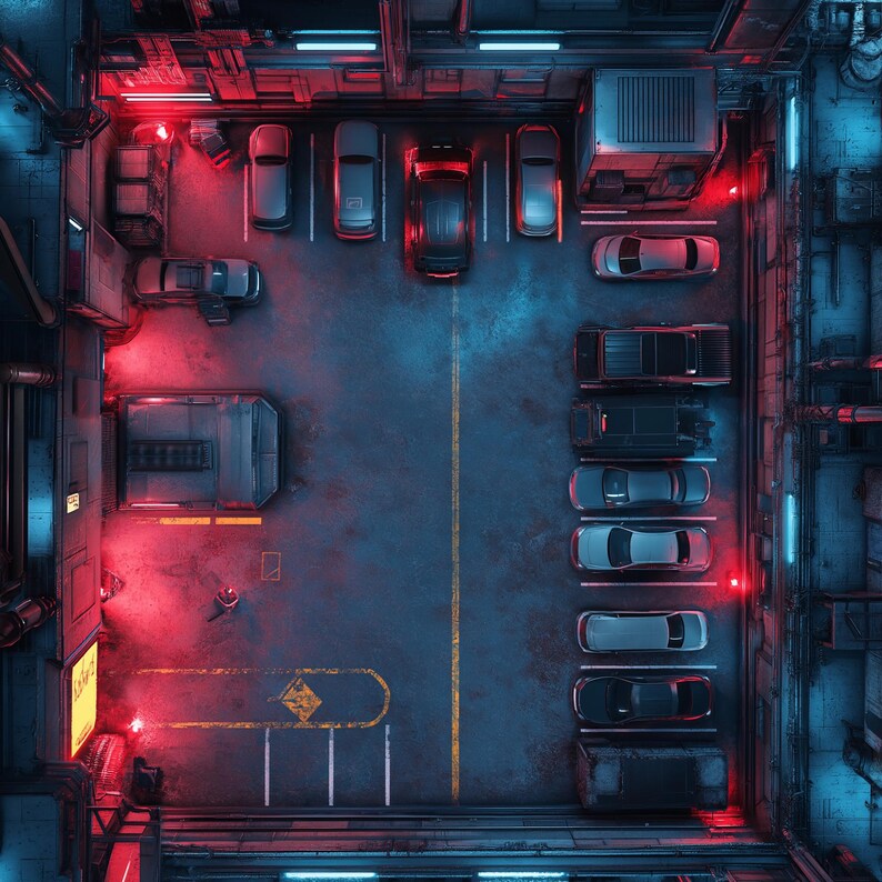 Cyberpunk Battlemaps Bundle for Rpg,maps for Dungeons & Dragons ...