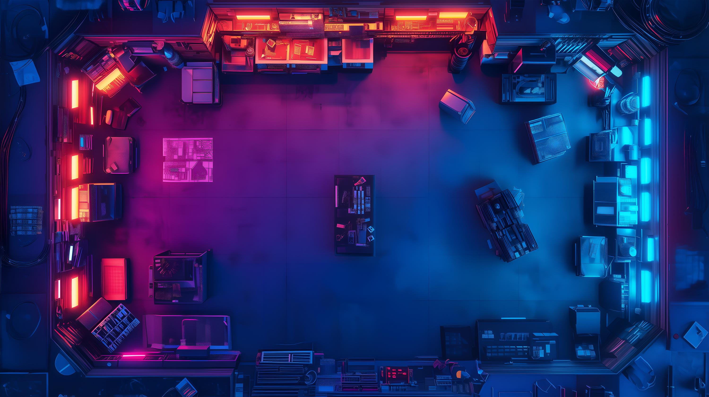 27 Cyberpunk Cybershop Battlemap Bundle for Rpg,maps for Dungeons ...