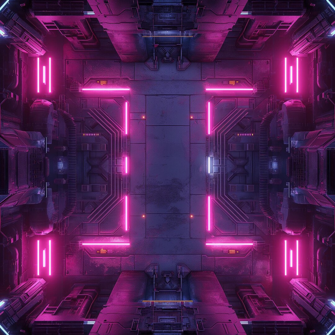 Cyberpunk Arena Battlemap Bundle for Rpg,maps for Dungeons & Dragons ...