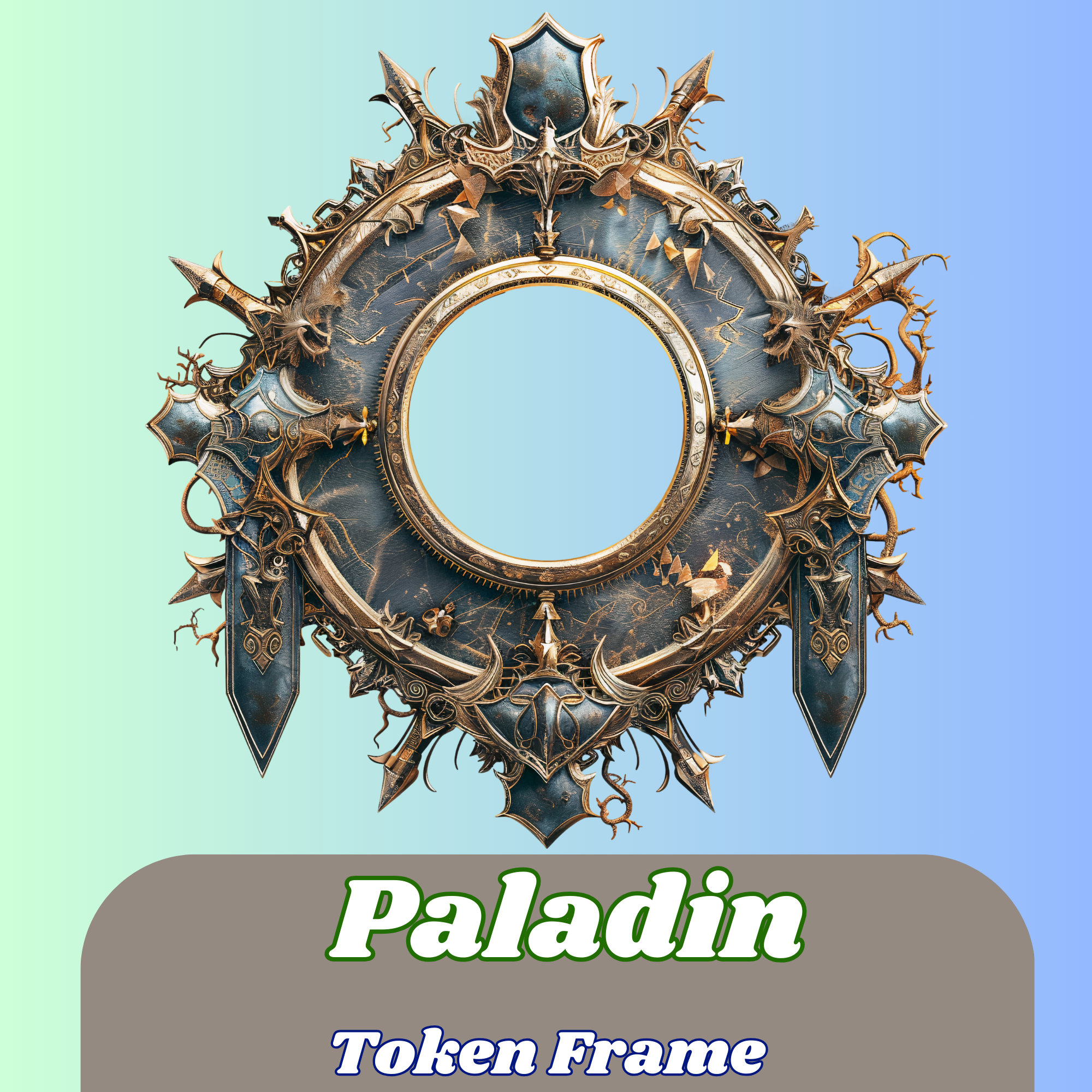 Paladin Token Border Frame Dnd | Digital Token for Dnd, Foundry VTT ...