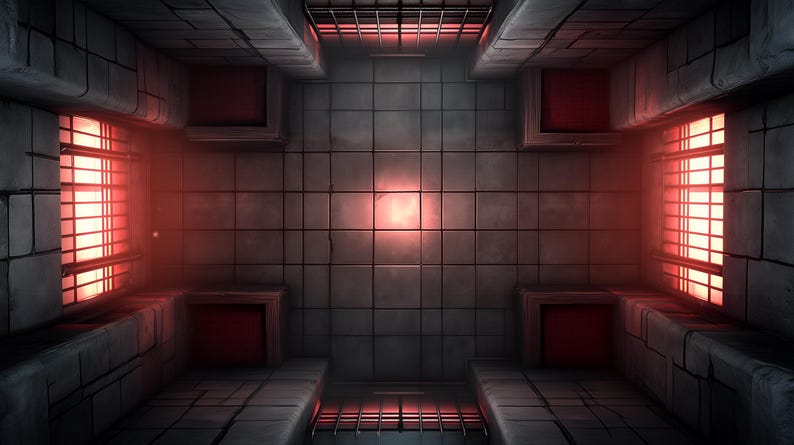 10 Cyberpunk Prison Battle Maps for Dnd and RPG – Sci-fi Digital Map ...