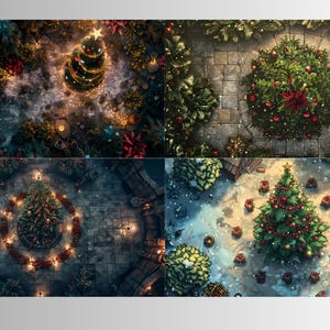 Christmas Battle Maps Bundle for Rpg,maps for Dungeons & Dragons ...
