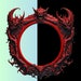 Demon Token Border Frame Dnd | Digital Token for Dnd, Foundry VTT, Roll20 | TTRPG Printable ...
