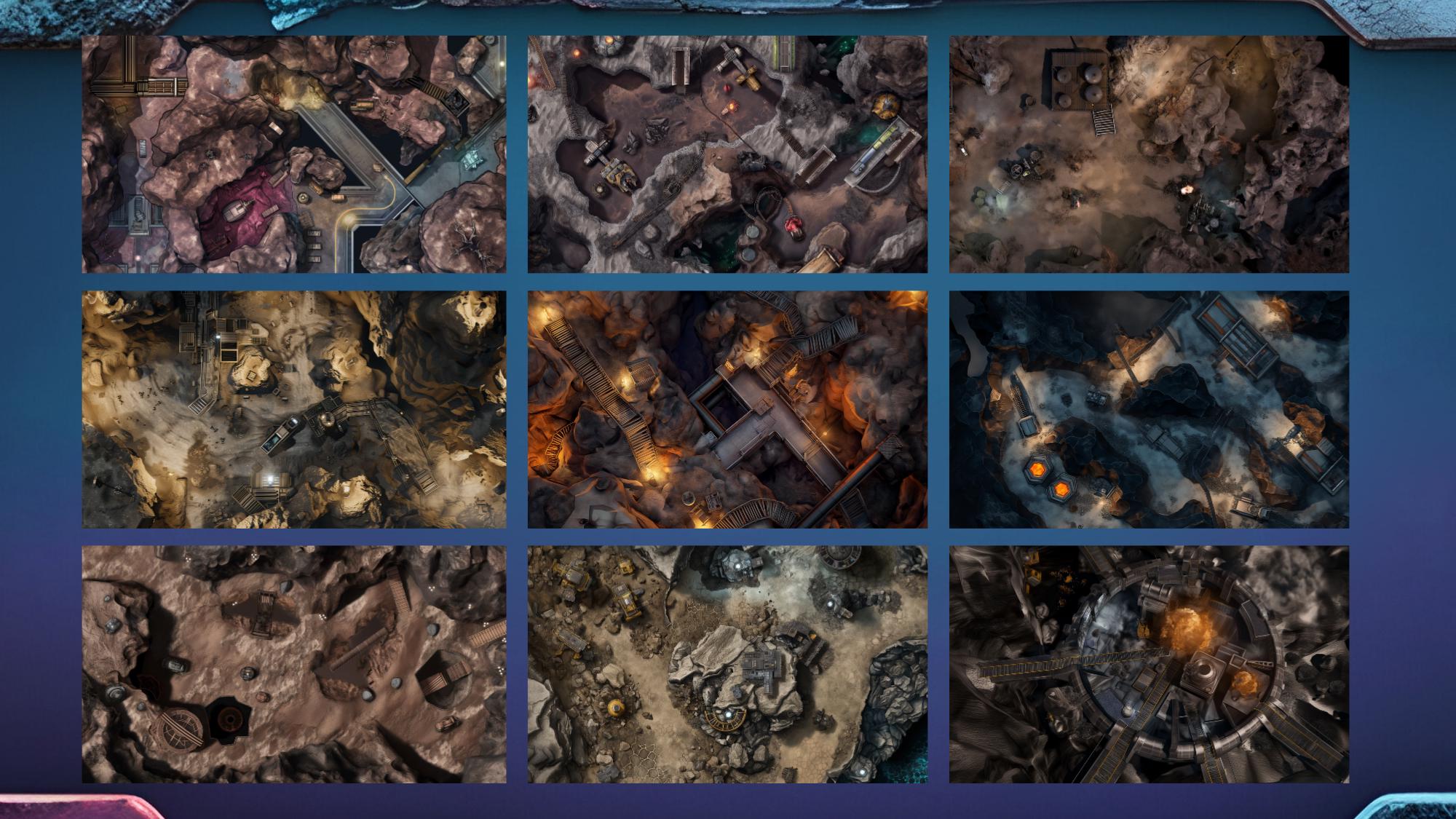 Sci-fi Battle Maps Bundle for TTRPG ,dnd Maps Bundle,sci-fi RPG ...