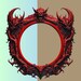 Demon Token Border Frame Dnd | Digital Token for Dnd, Foundry VTT, Roll20 | TTRPG Printable ...