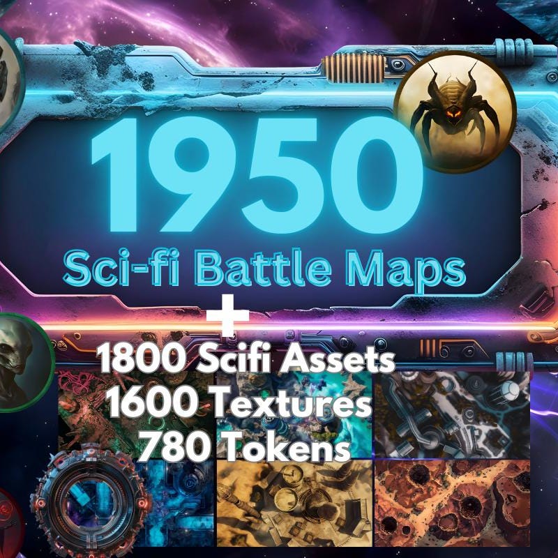 Ttrpg Sci Fi Digital Maps - Etsy