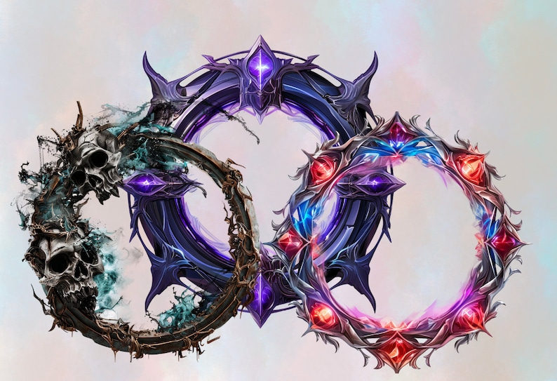 Border Frame Bundle Dnd Token Digital Token for Dnd, Foundry VTT ...