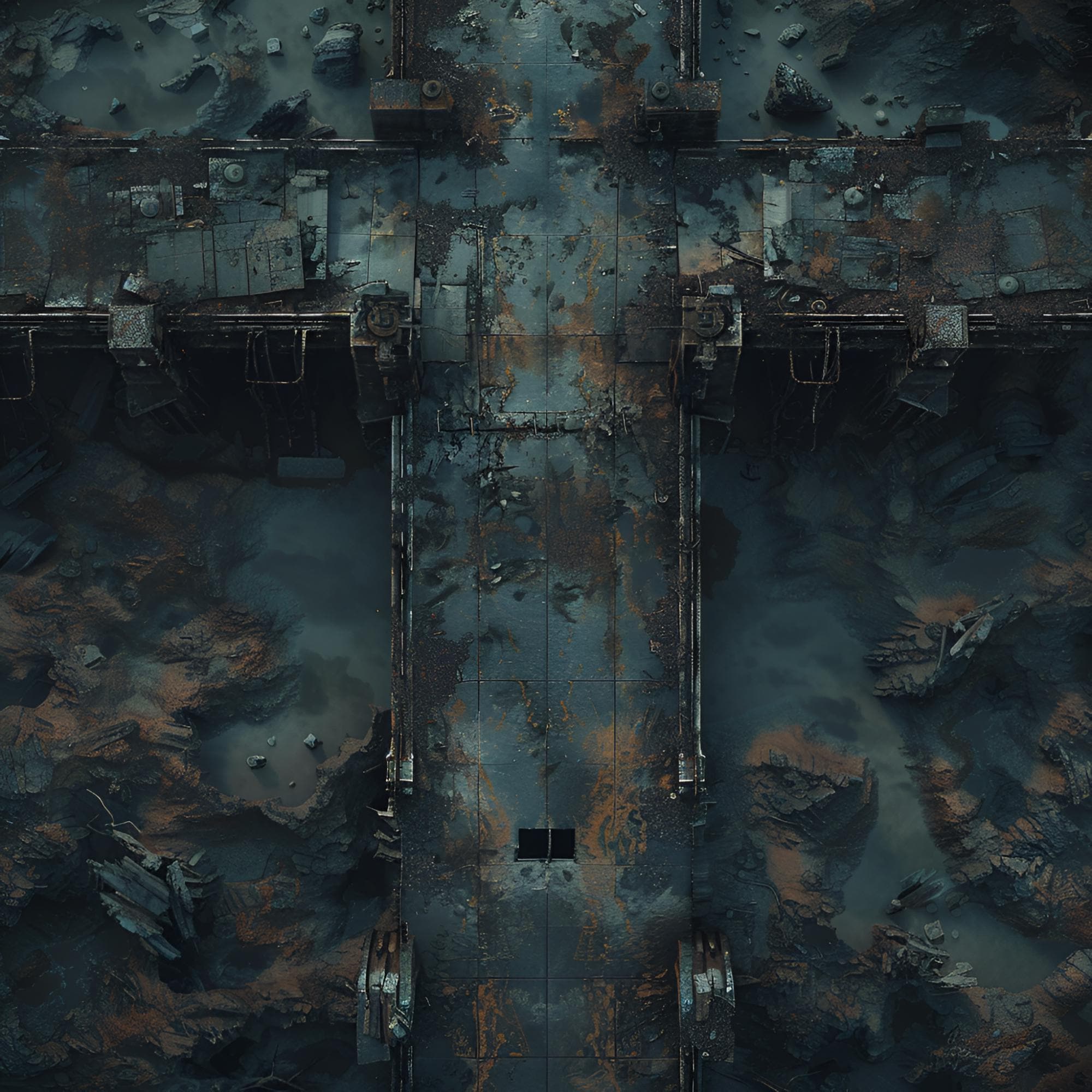 Nuclear Wasteland Battlemaps Bundle for Rpg,maps for Dungeons & Dragons ...