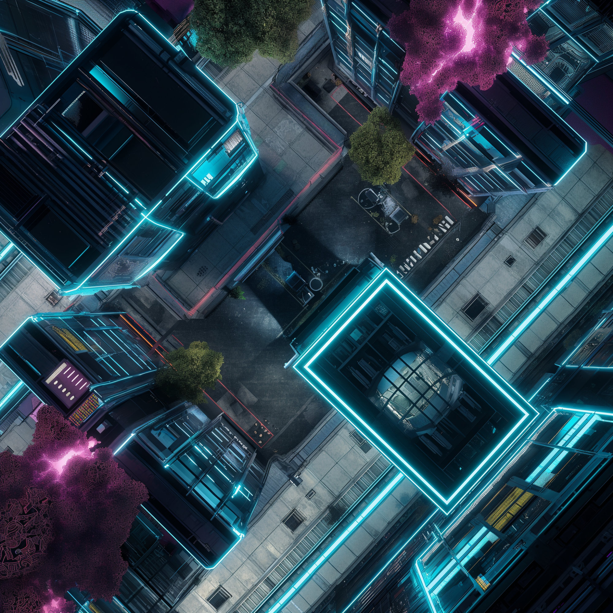 Cyberpunk Battlemaps Bundle for Rpg,maps for Dungeons & Dragons,cyberpunk Battle Maps,dnd Battle ...