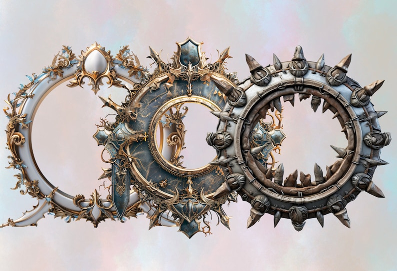 Border Frame Bundle Dnd Token Digital Token for Dnd, Foundry VTT ...