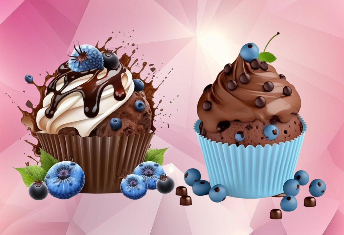 Muffin Digital Clipart Png,clipart Cupcake Muffin, Digital Bakery ...