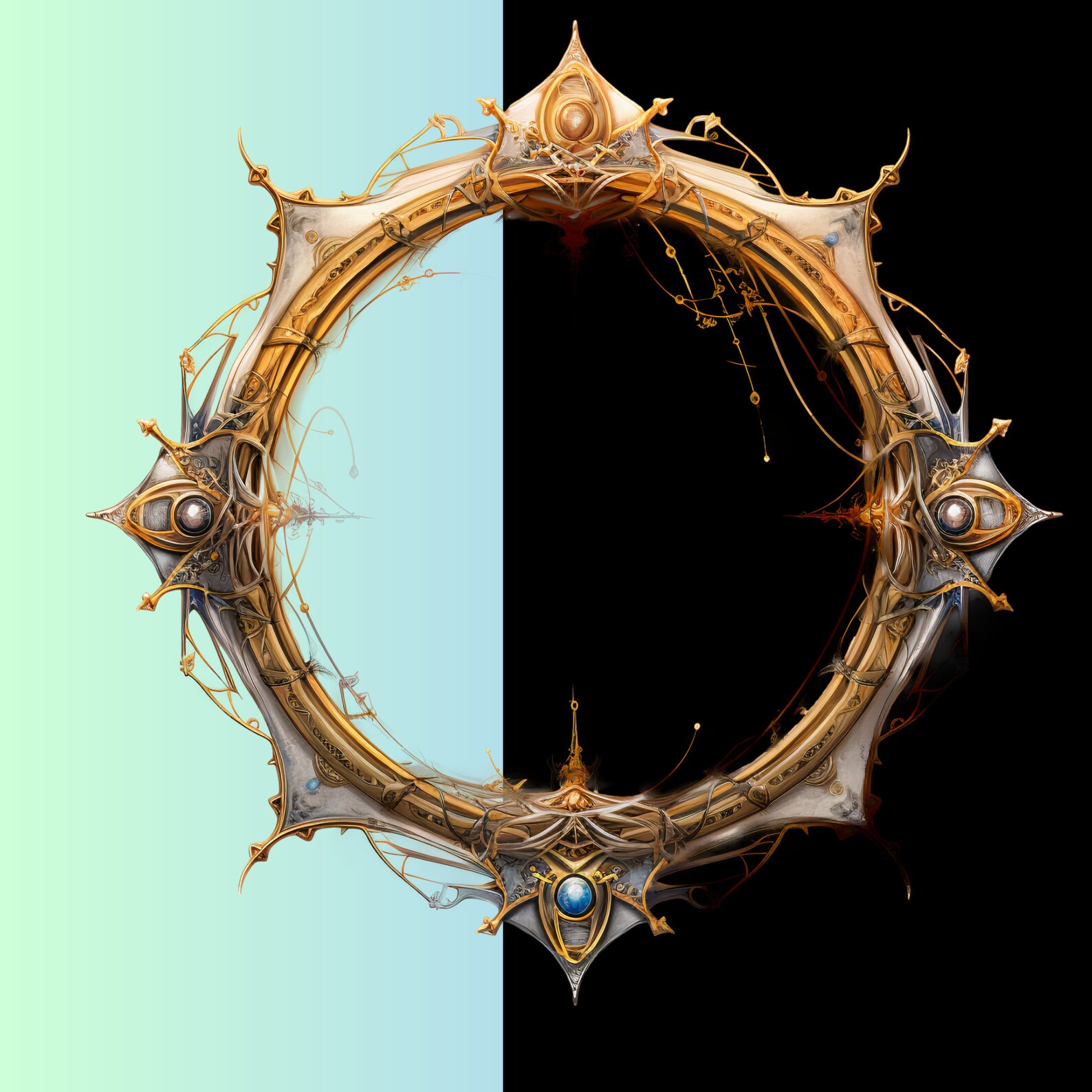 Wizard Token Border Frame Dnd | Digital Token for Dnd, Foundry VTT ...