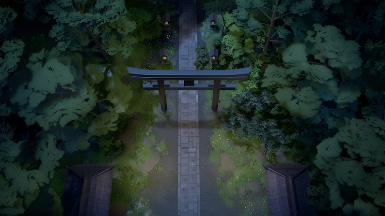 Japanese Themed RPG Battle Maps Bundle ,digital RPG Maps for Commercial ...