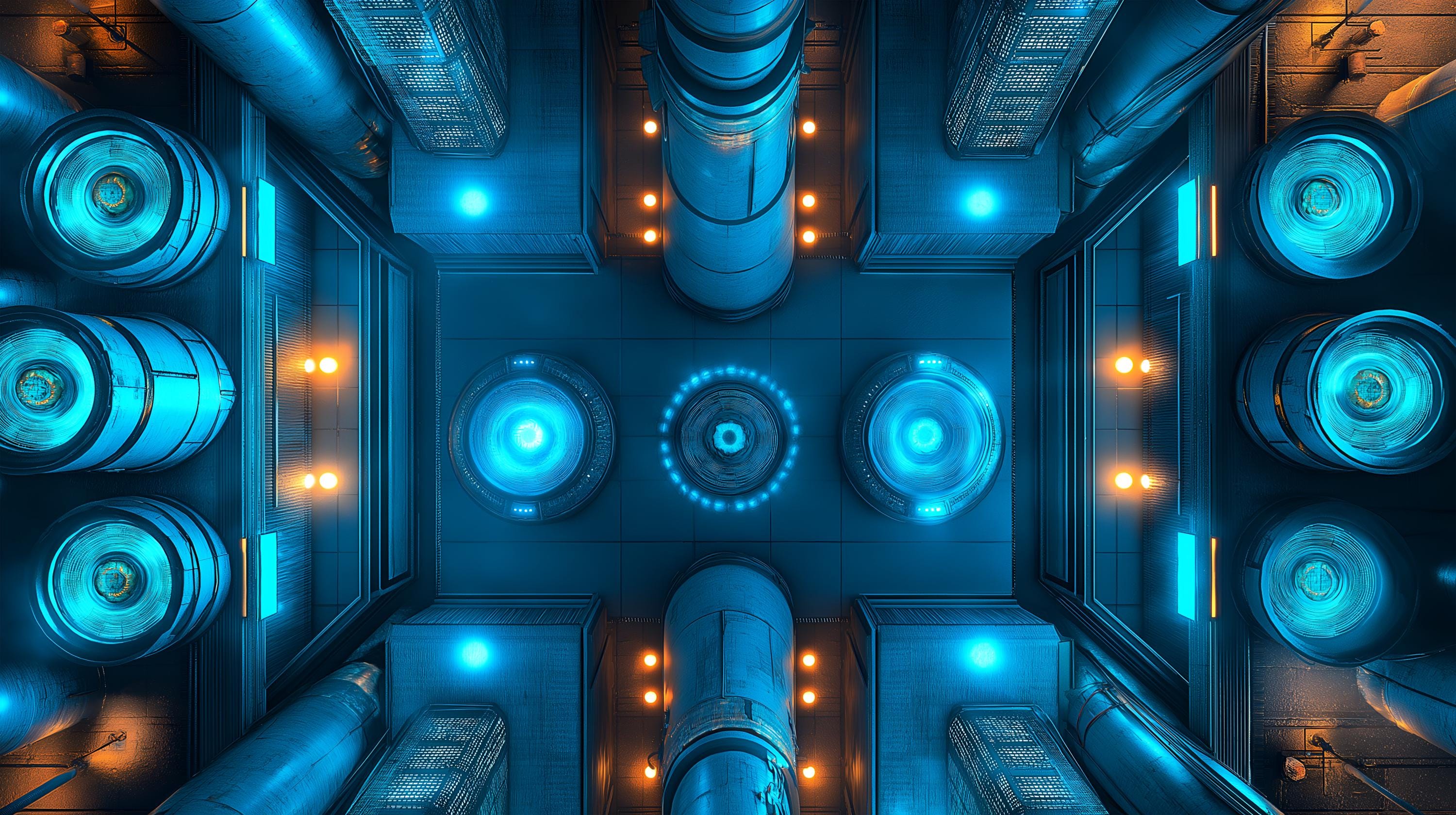 15 Cyberpunk Roof Top Battle Maps for Dnd and RPG – Sci-fi Digital Map ...