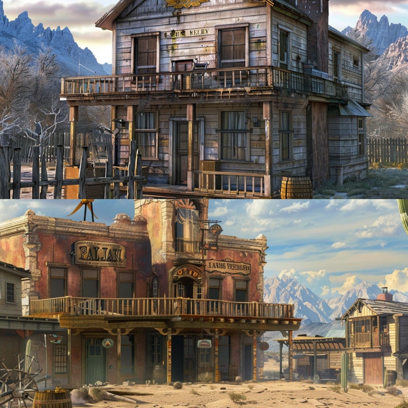 Western Battlemaps Bundle for Rpg,maps for Dungeons & Dragons,dnd ...