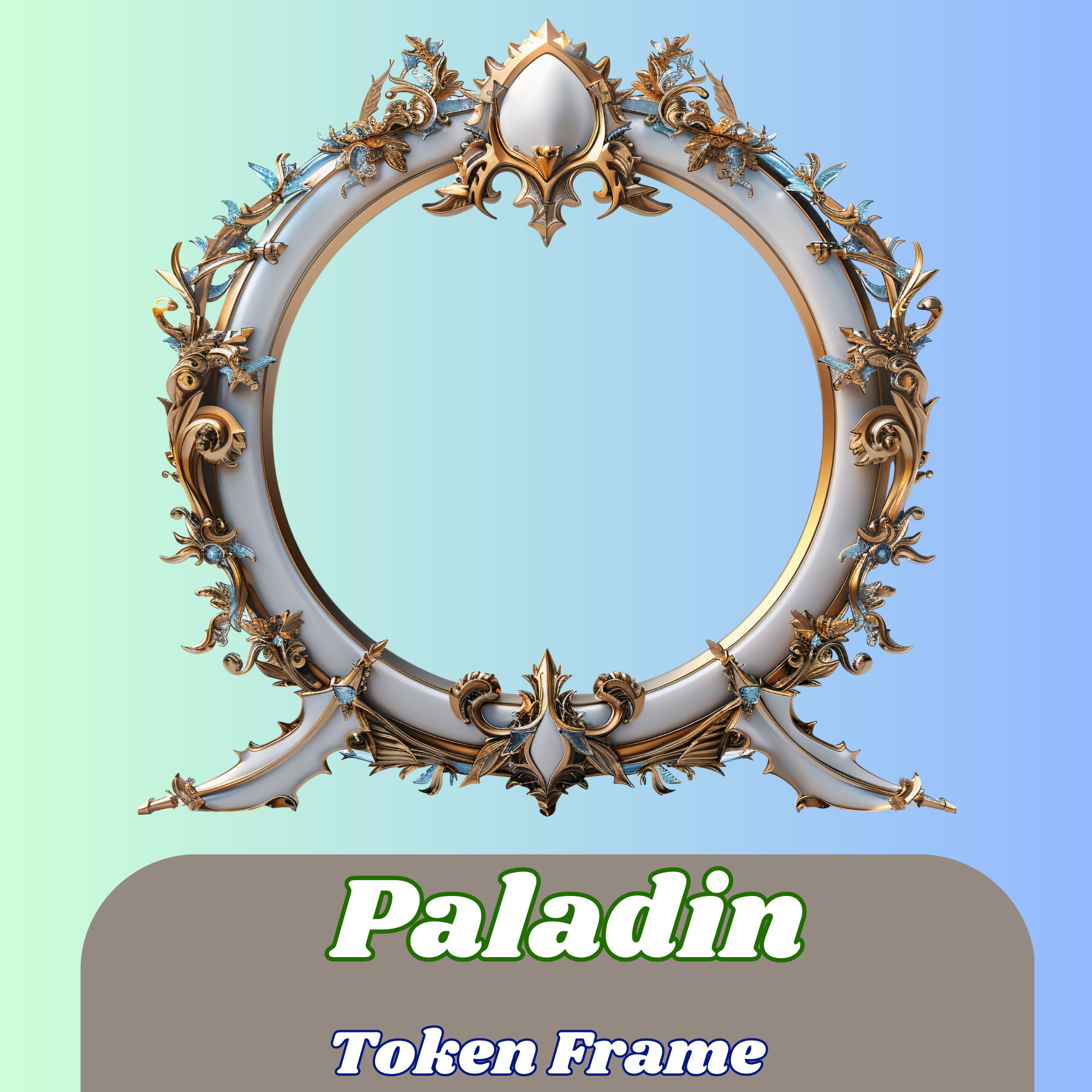 Paladin Token Border Frame Dnd | Digital Token for Dnd, Foundry VTT ...