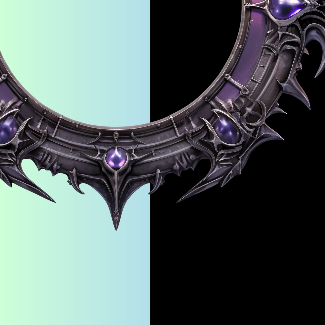 Warlock Token Border Frame Dnd Digital Token for Dnd, Foundry VTT ...