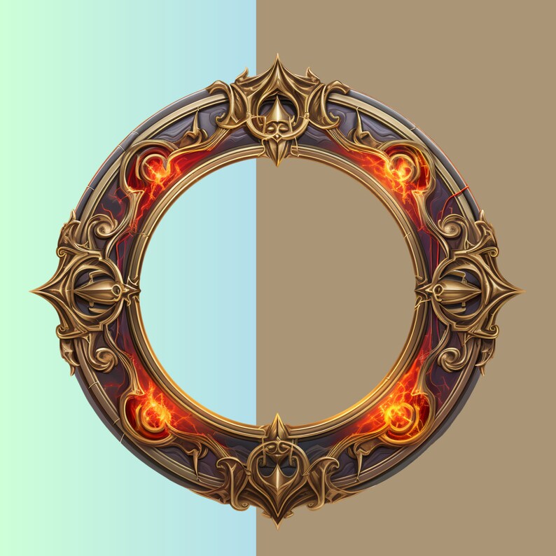 Wizard Token Border Frame Dnd | Digital Token for Dnd, Foundry VTT ...