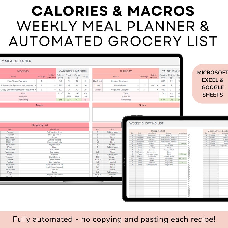 Excel Template for Macros - Etsy