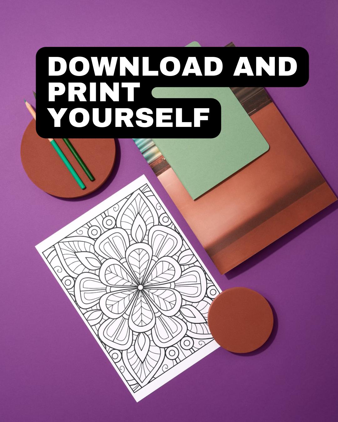 50+ Mandala Colouring Worksheets | Digital Download | Printable ...