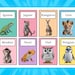 ALPHABET Animal Flashcards 26 Montessori Cards Downloadable Kids ...
