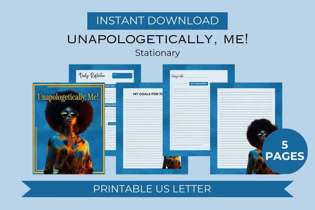 Unapologetically Me Self Care Printable Self Love Journal Printable ...