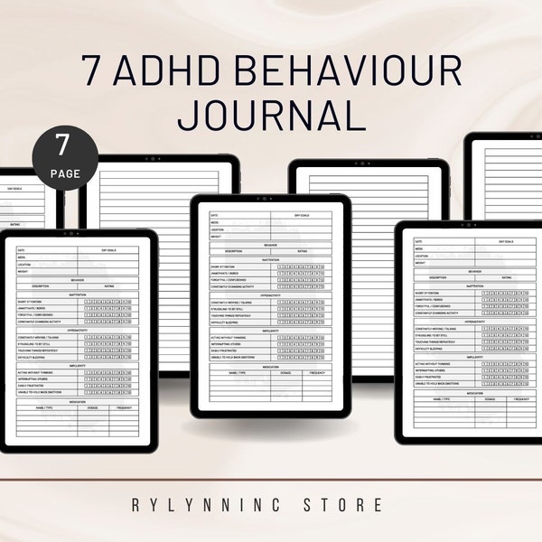 Adhd and Anger Worksheets - Etsy