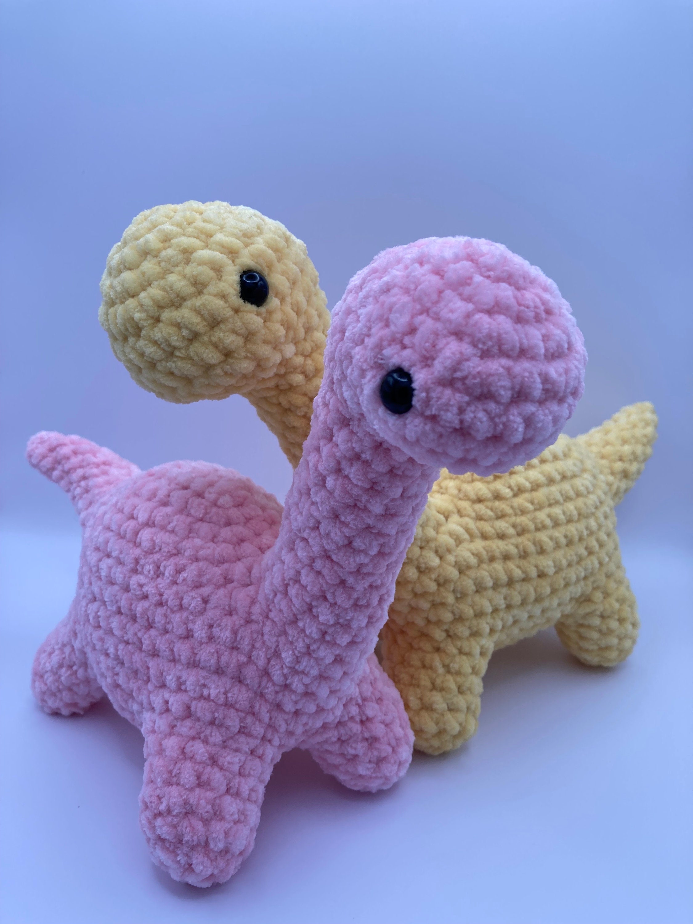 Crochet Amigurumi Plush Brontosaurus Stuffed Brontosaurus - Etsy
