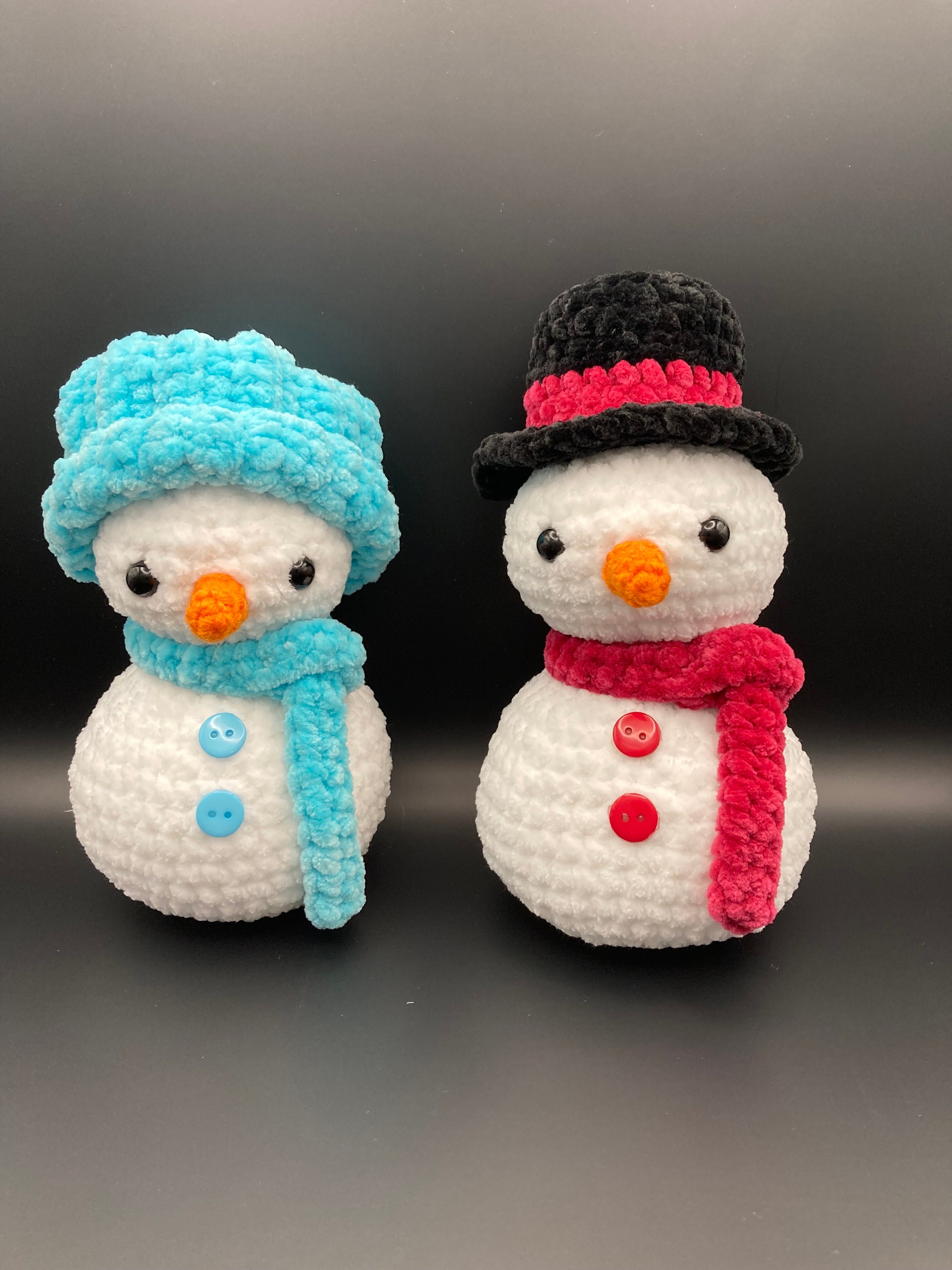 Crochet Amigurumi Plush Snowman, Crochet Snowman, Plush Snowman, Baby ...