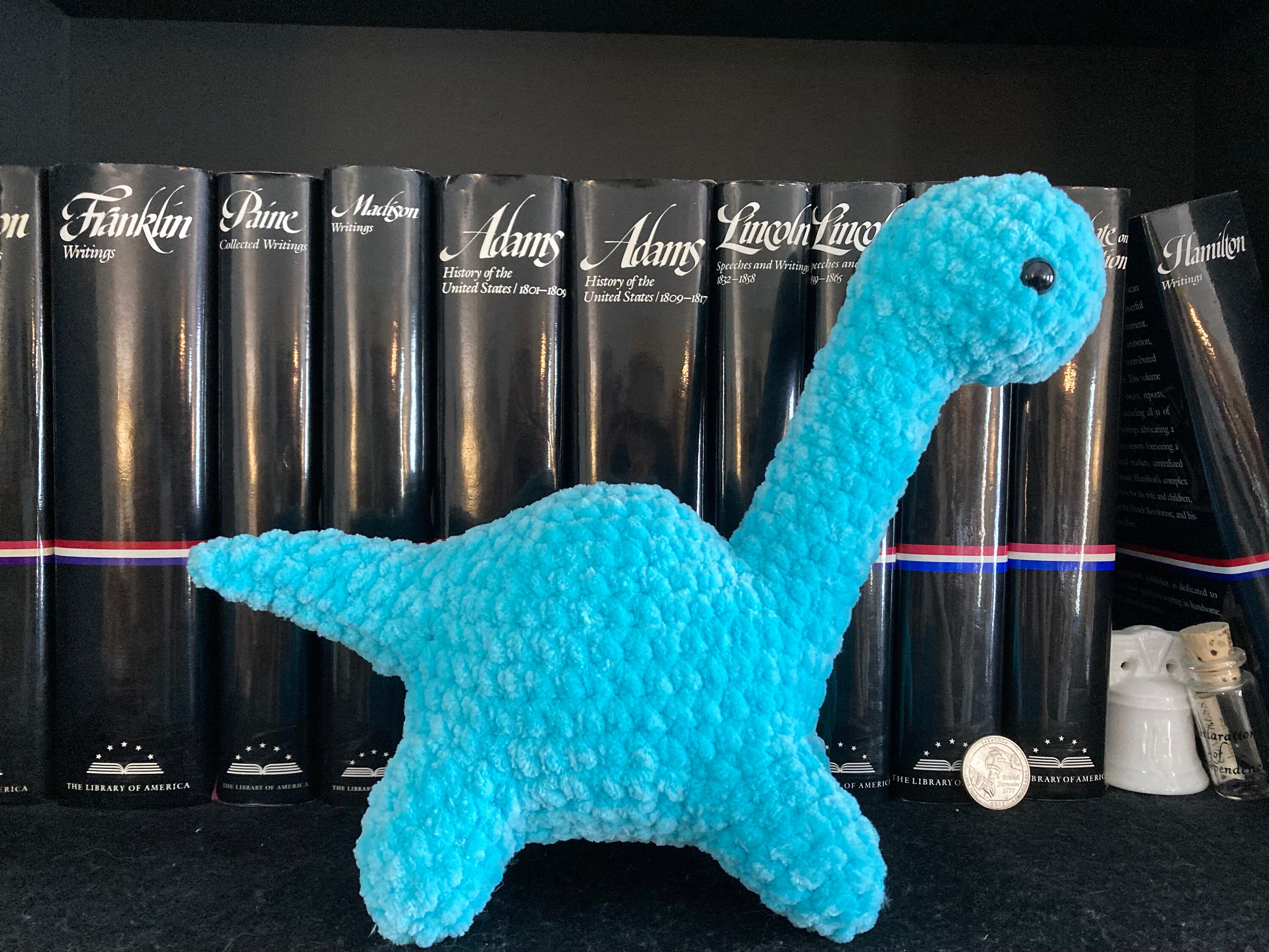 Crochet Amigurumi Plush Brontosaurus Stuffed Brontosaurus - Etsy