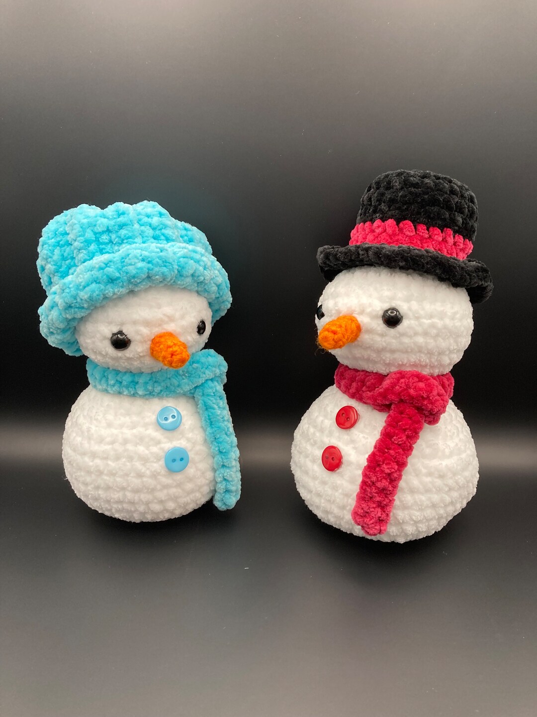 Crochet Amigurumi Plush Snowman, Crochet Snowman, Plush Snowman, Baby ...