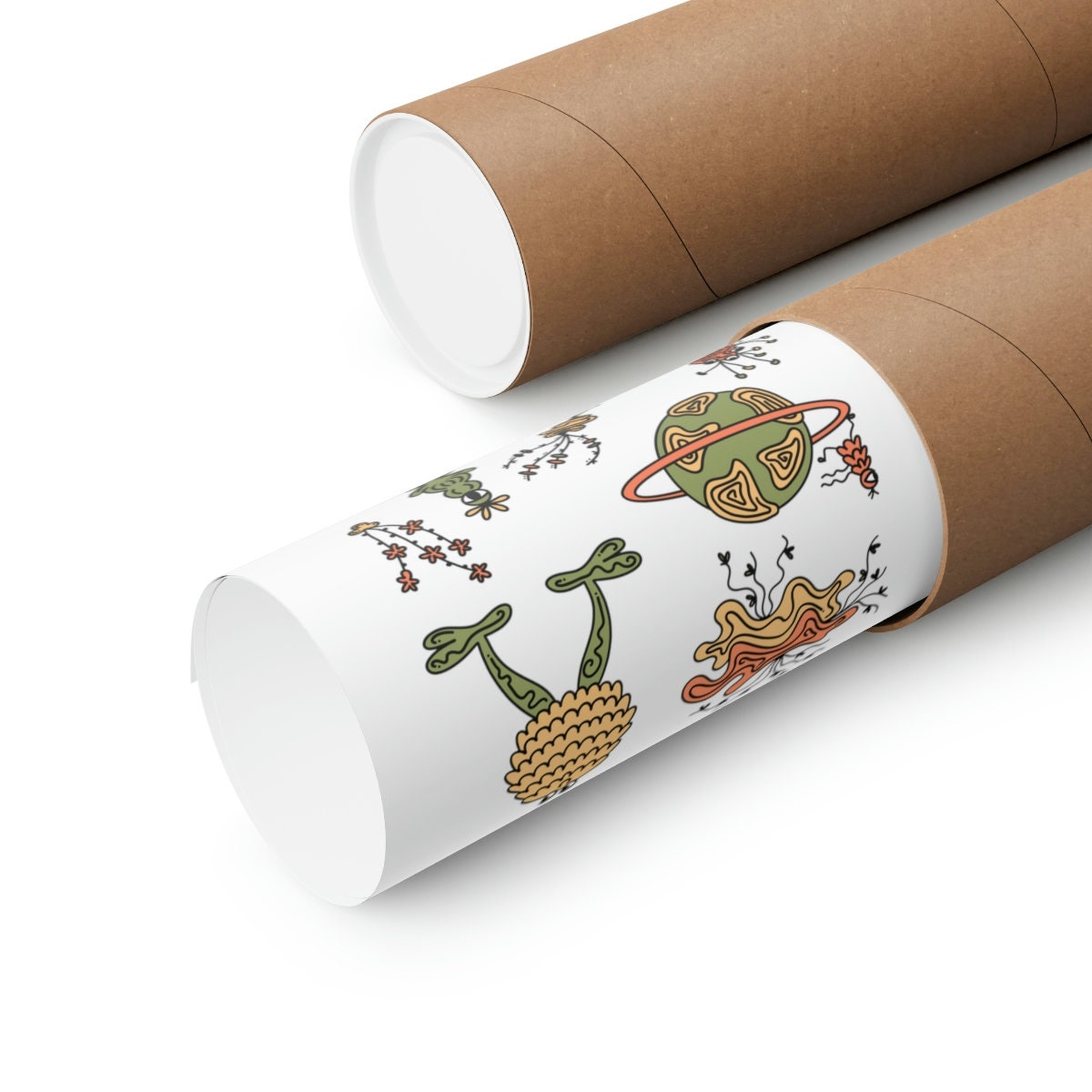 Artsy Doodle Art Poster, Creative Matte Wall Art Print, Unique Creative ...